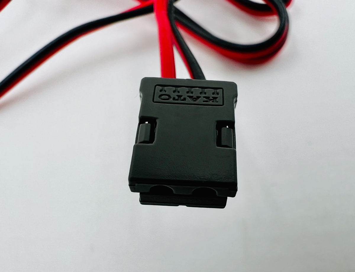 10904 - T - N/HO Gauge / Scale - Kato - 24-84TC Turn Out Cable - Red ...